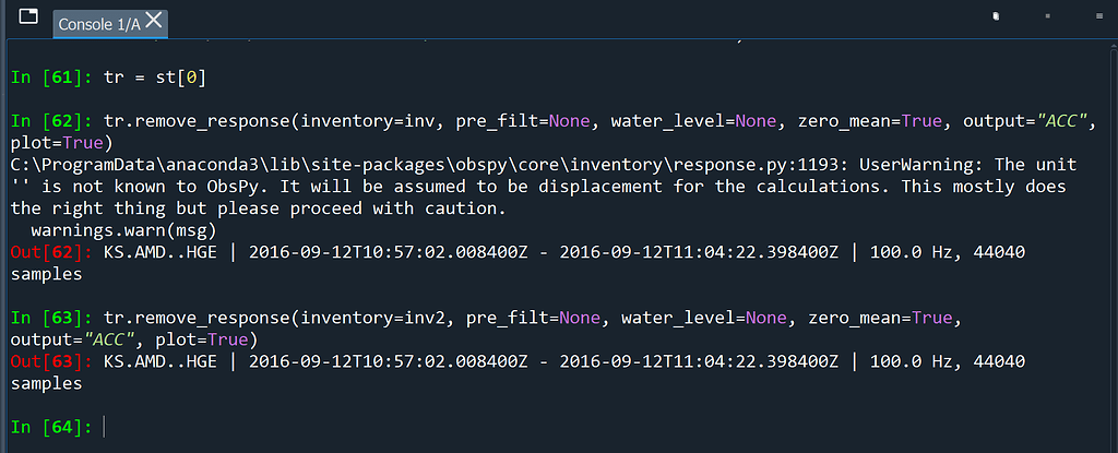RESP and XML (from RESP) show different results in remove_response - Usage Questions - ObsPy Forum